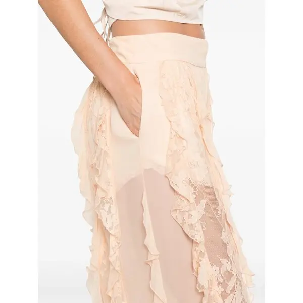Zimmermann Neutrals Trousers Straight Trousers
