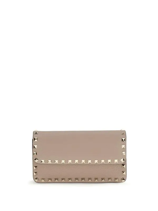 Valentino Garavani Rockstud Chain Wallet - Pink