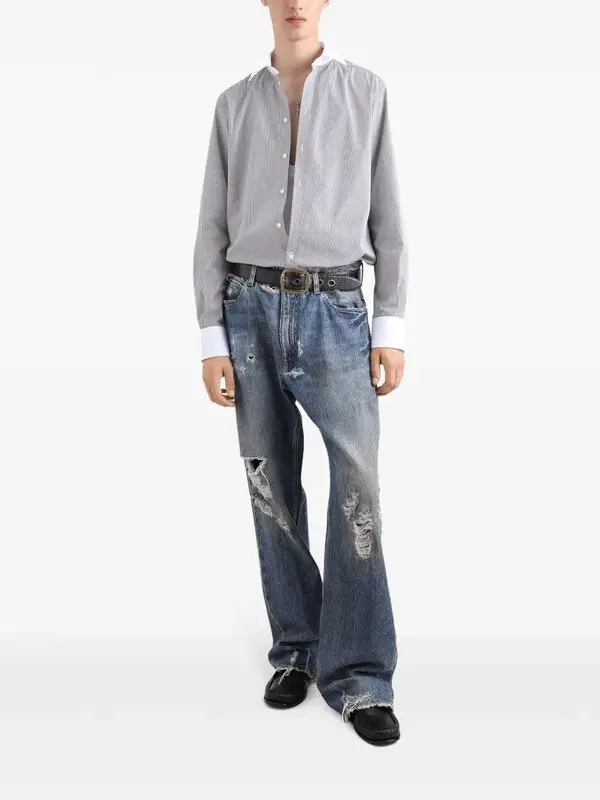 Dolce & Gabbana Striped Cotton Shirt