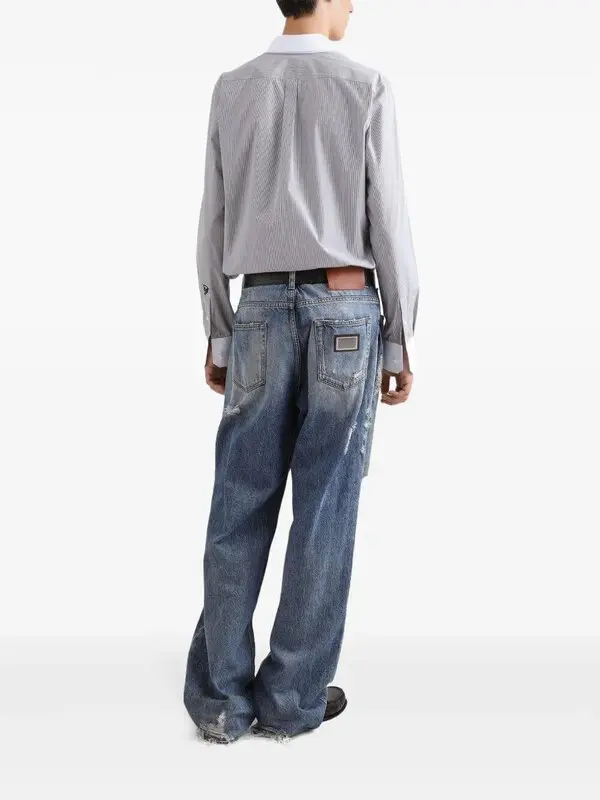 Dolce & Gabbana Striped Cotton Shirt
