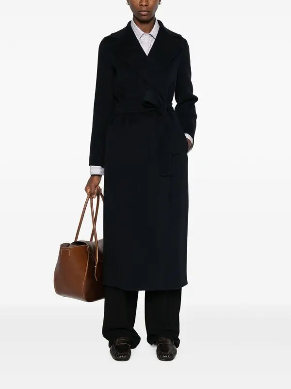 Max Mara Wool Long Coat - Multicolor