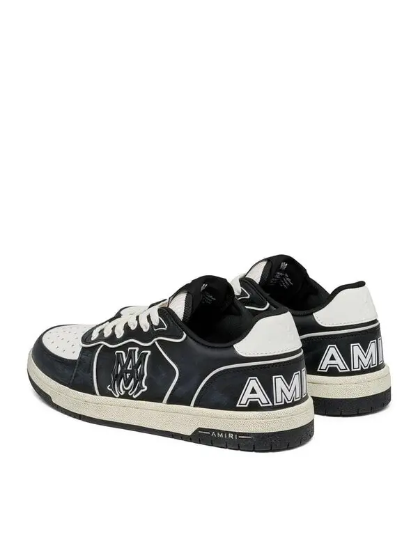 Amiri Newport Leather Sneaker - Black