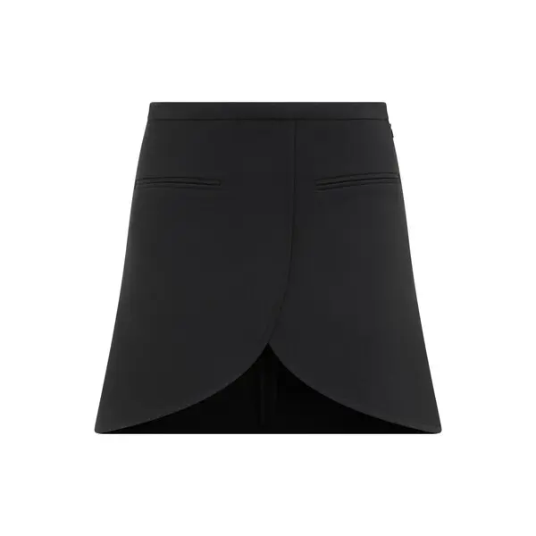 COURREGES Ellipse Twill Mini Skirt