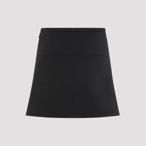 COURREGES Ellipse Twill Mini Skirt