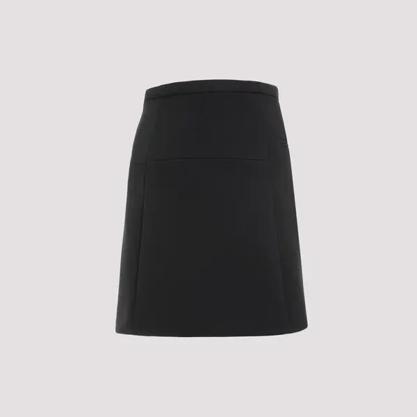 COURREGES Ellipse Twill Mini Skirt