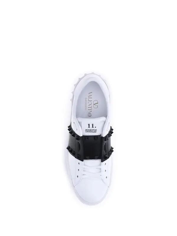 Valentino Garavani Open Rockstud Sneakers - White