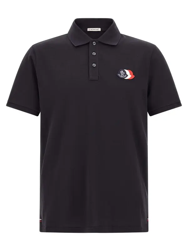 Moncler Triple Logo Polo Shirt