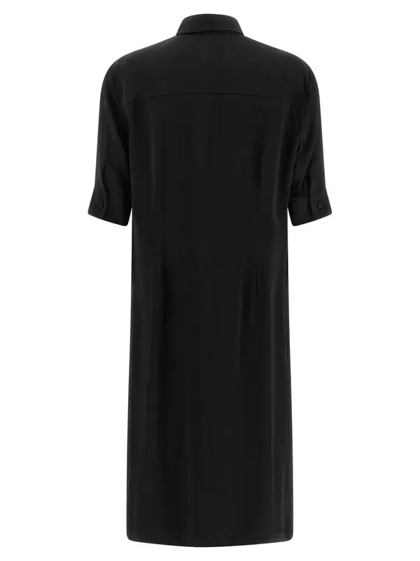 JIL SANDER Fluid Viscose Long Shirt