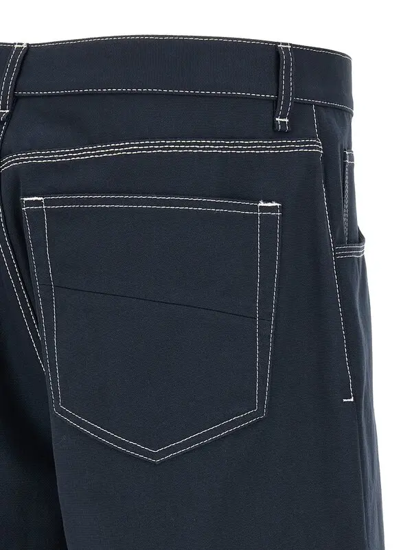 Fendi Bermuda Cargo Canvas Shorts