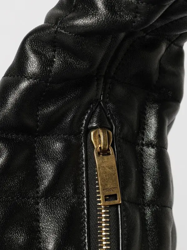 Saint Laurent Icare Matelassé Nappa Hobo Bag - Black