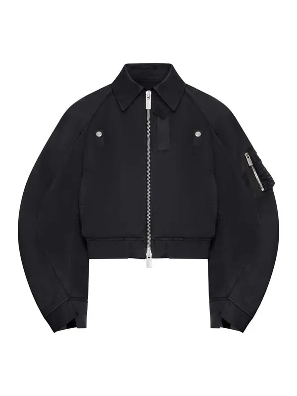 Sacai Cotton Chino X Nylon Twill Blouson - Black