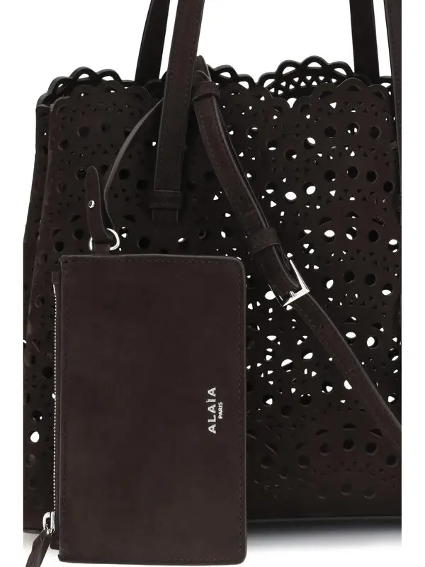 Alaïa Mina Medium Handbag - Brown