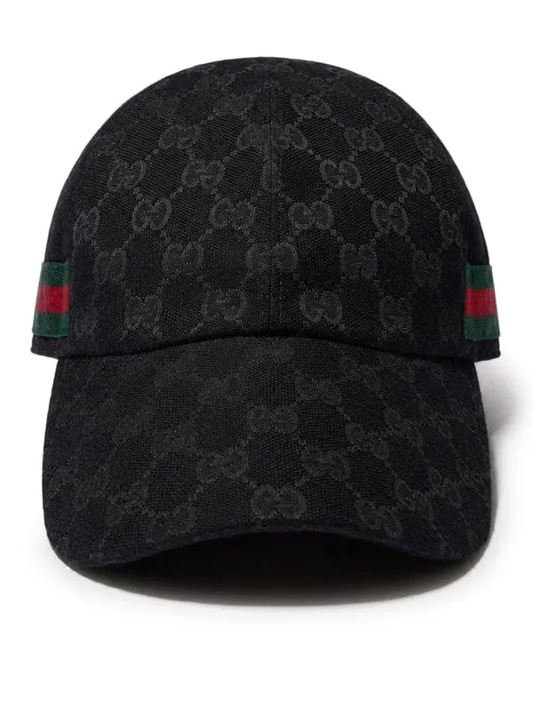 Gucci Web Baseball Cap - Black