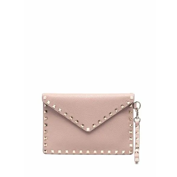 Valentino Garavani Neutrals Clutch Bags - Cream
