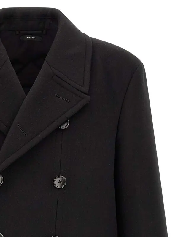 TOM FORD Luxury Melton Db Officer' Coat