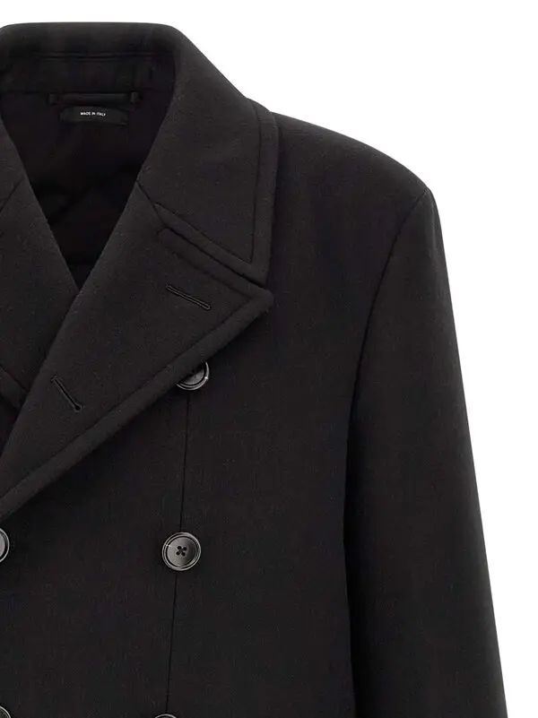 TOM FORD Luxury Melton Db Officer' Coat