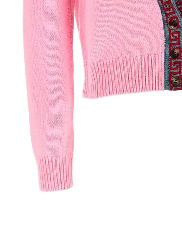 Versace Wool And Cashmere Cardigan