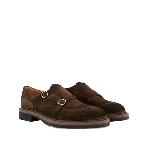 Santoni Monk Shoes - Brown