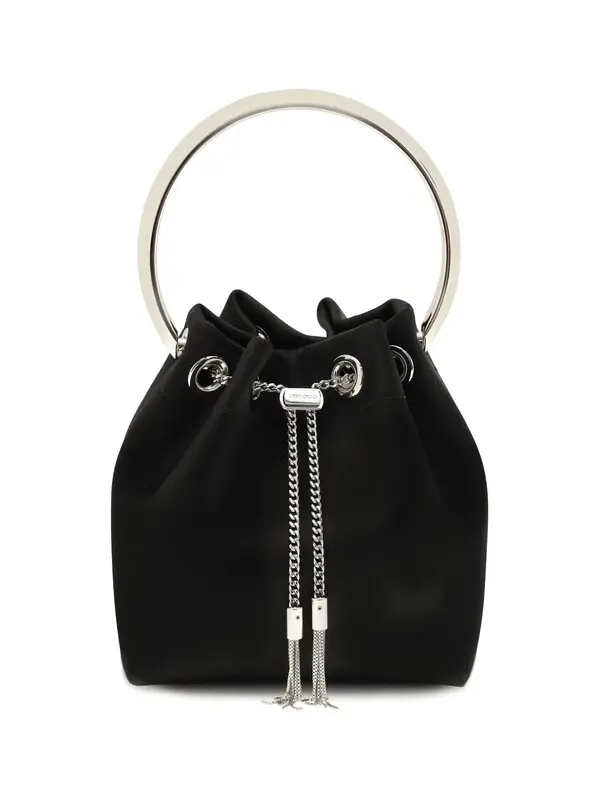 JIMMY CHOO Bon Bon Bucket Bag - Black