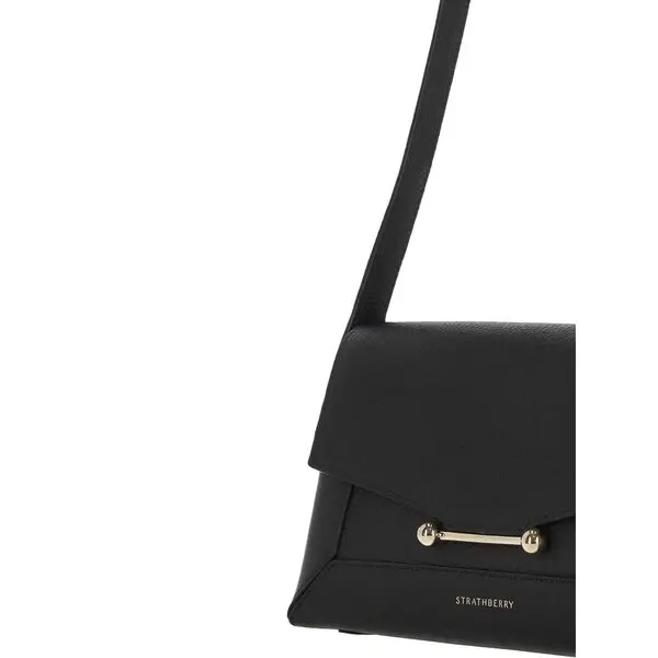 Strathberry Calf Leather Shoulder Bag - Black
