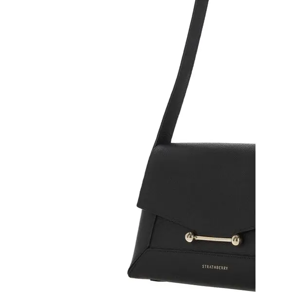 Strathberry Calf Leather Shoulder Bag - Black