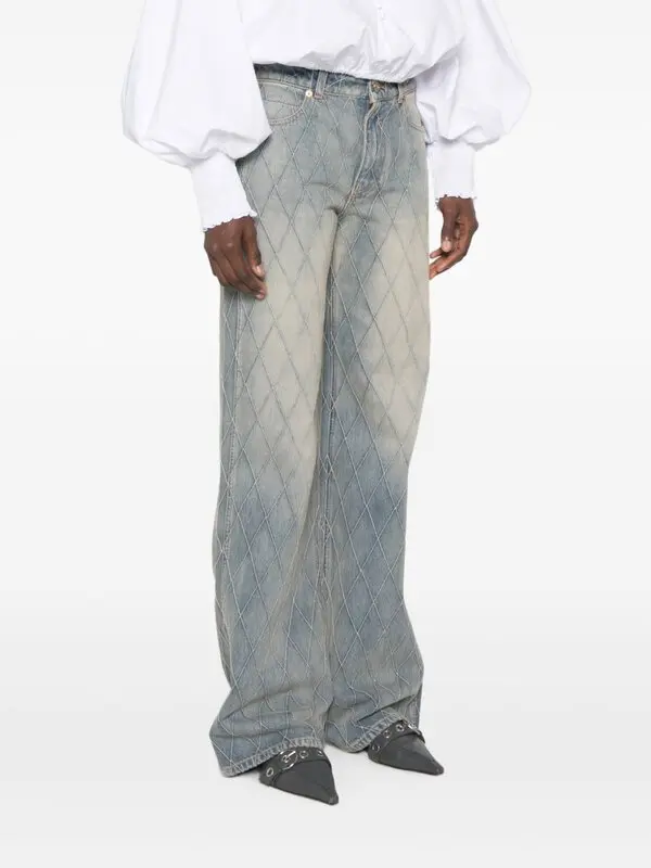 Balmain Denim Cotton Jeans - Multicolor