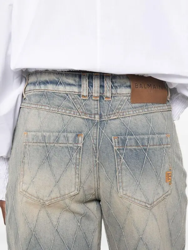 Balmain Denim Cotton Jeans - Multicolor
