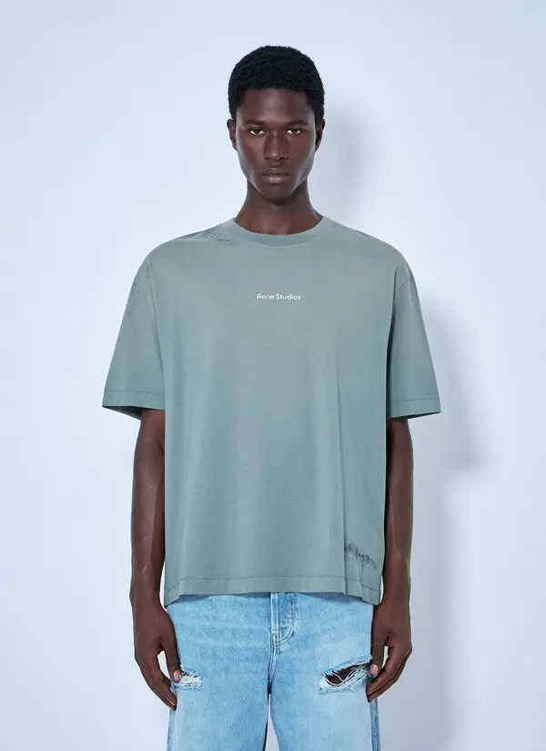 Acne Studios Logo Motif Cotton T-shirt