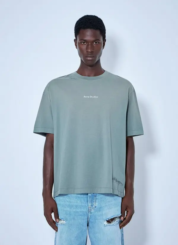Acne Studios Logo Motif Cotton T-shirt