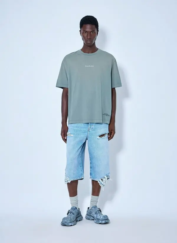 Acne Studios Logo Motif Cotton T-shirt