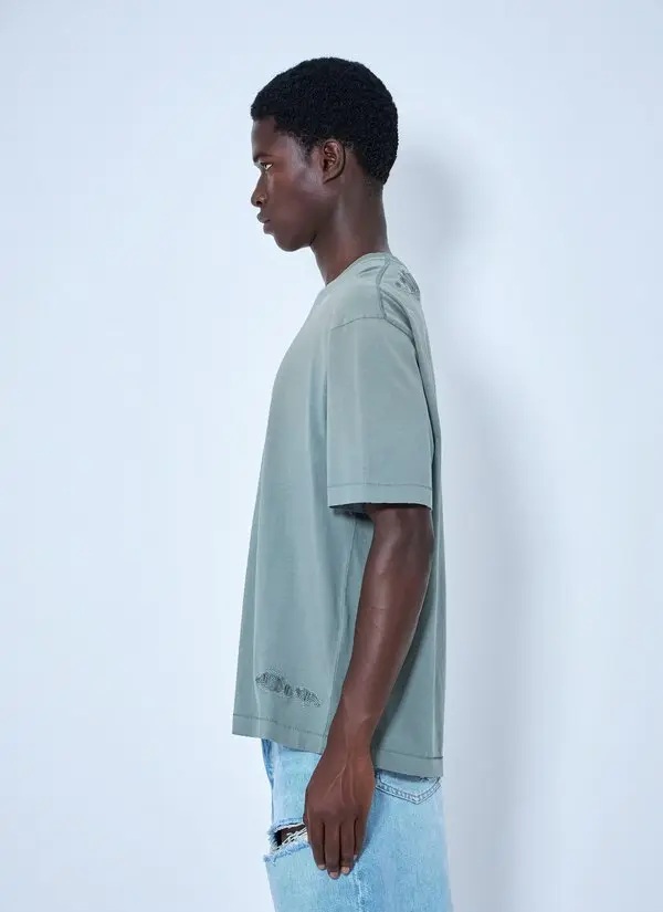 Acne Studios Logo Motif Cotton T-shirt