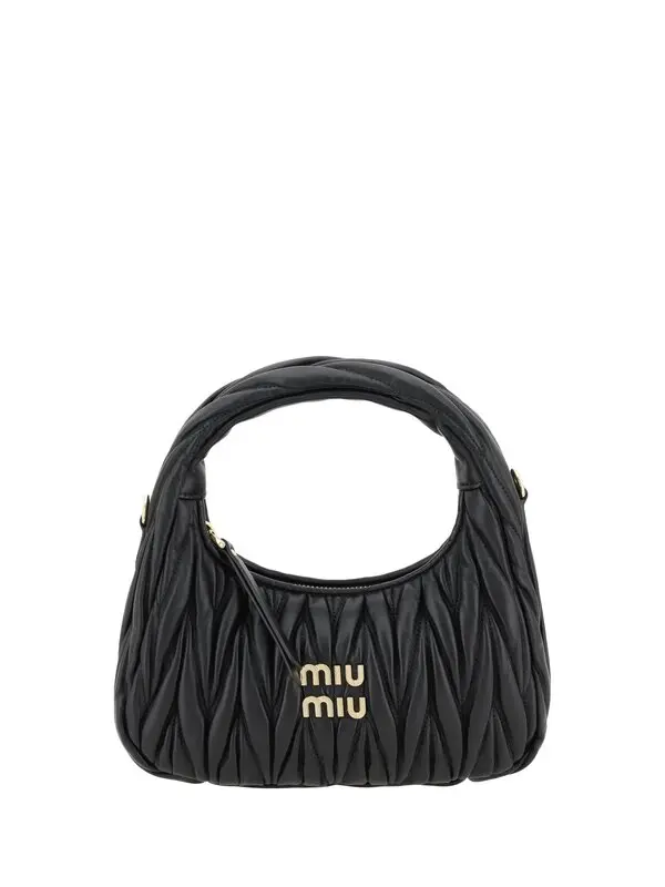 Miu Miu Wandler Hobo Handbag - Black