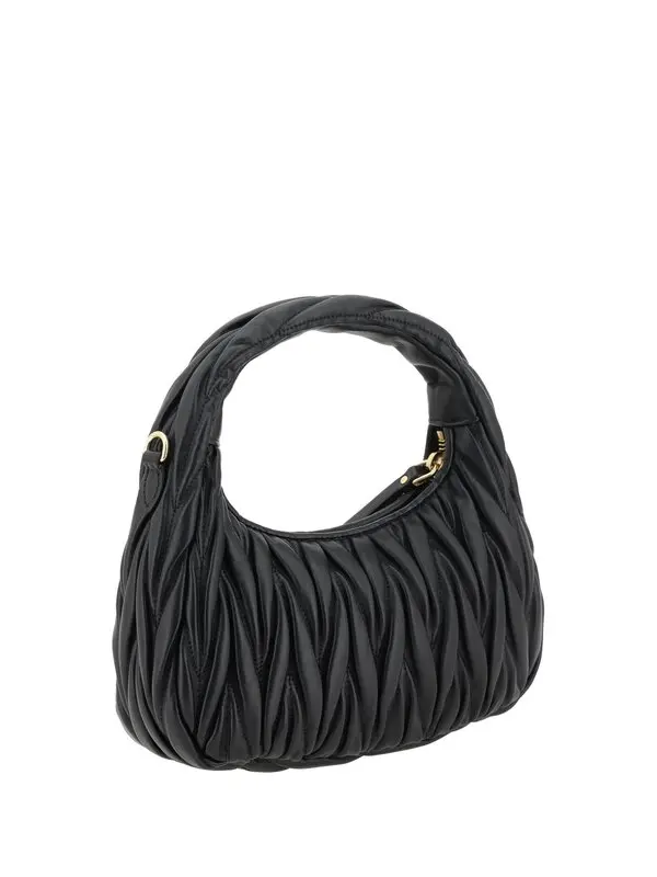 Miu Miu Wandler Hobo Handbag - Black