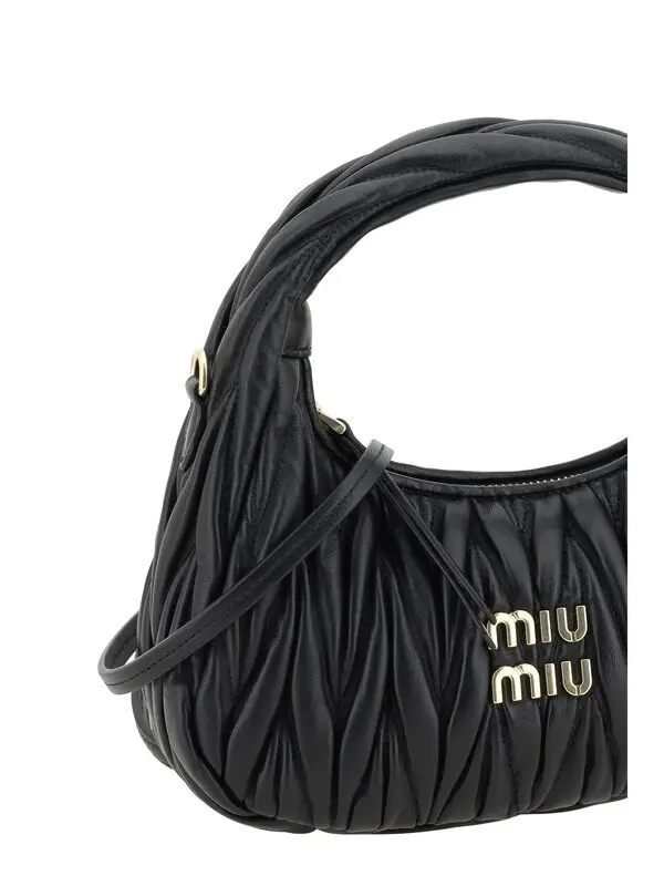 Miu Miu Wandler Hobo Handbag - Black