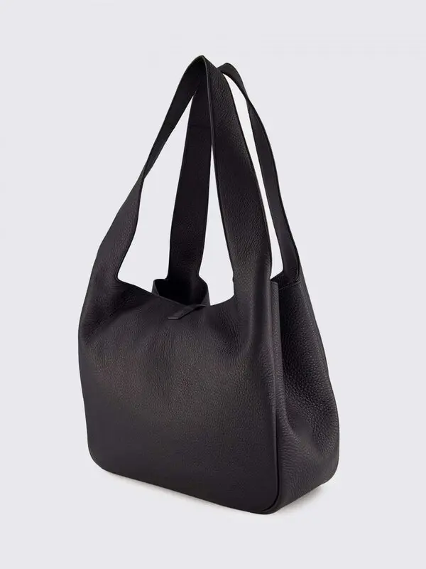 Saint Laurent Le 5 À 7 Leather Shoulder Bag - Black
