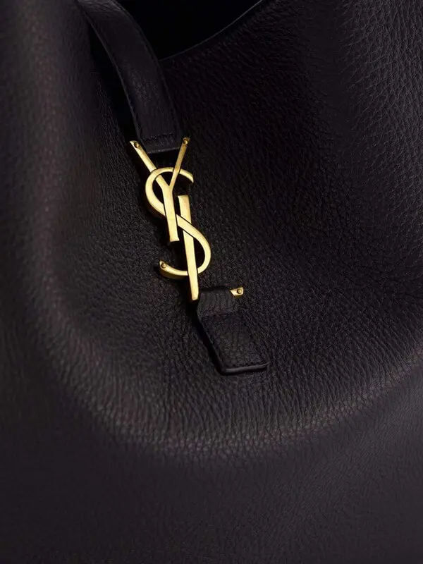 Saint Laurent Le 5 À 7 Leather Shoulder Bag - Black