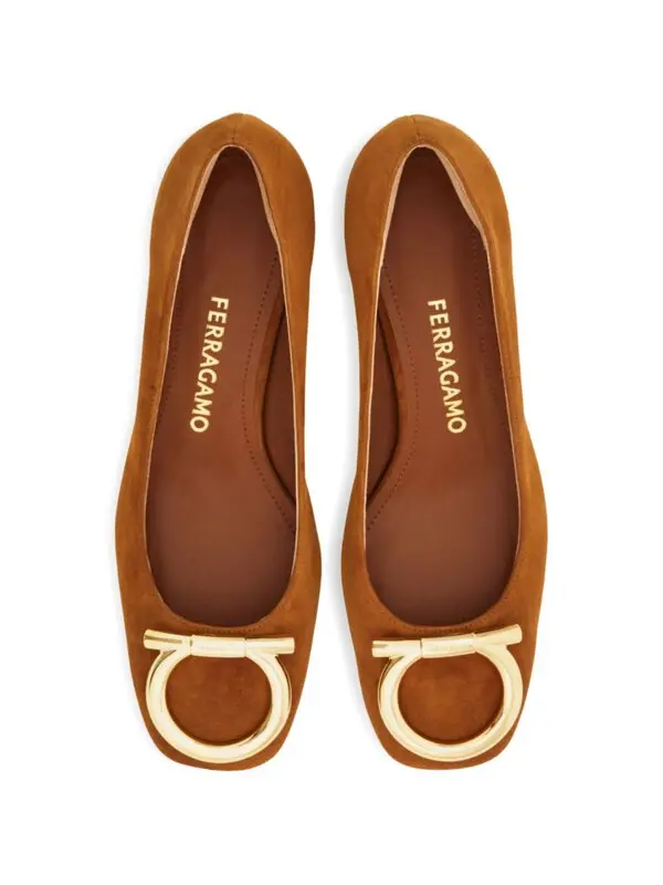 FERRAGAMO Suede Leather Pumps - Multicolor