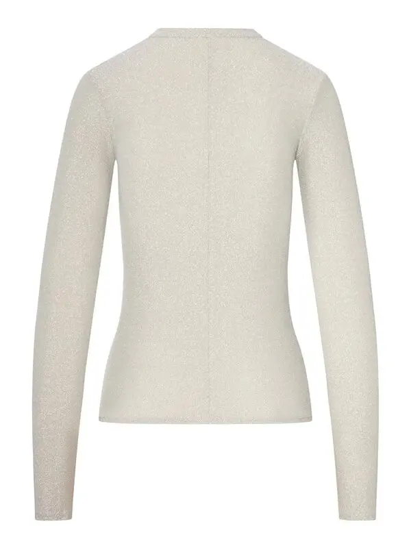 FORTE_FORTE Lurex Long-sleeve T-shirt - Multicolor