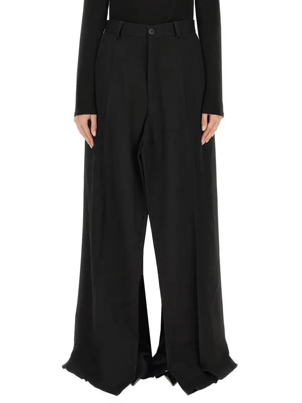 Balenciaga Double Front Pants - Black