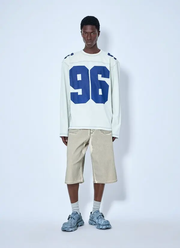 Acne Studios Long-sleeve Crewneck T-shirt - Cream