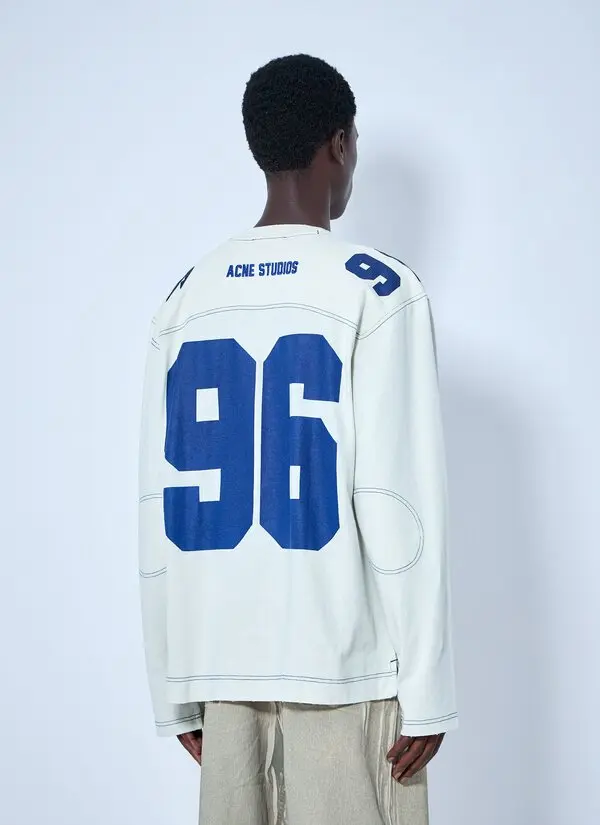 Acne Studios Long-sleeve Crewneck T-shirt - Cream