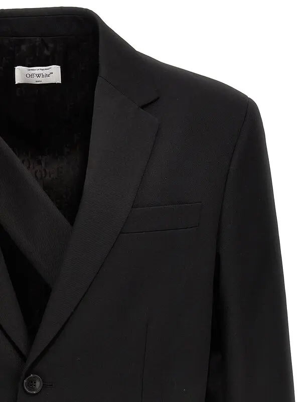 Off-White Ow Embroidery' Blazer
