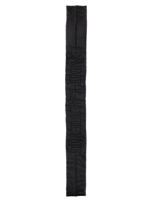 Saint Laurent Scarf With Logo