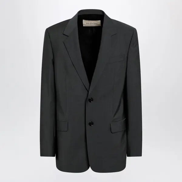 Valentino Garavani Single-breasted Wool And Mohair Jacket