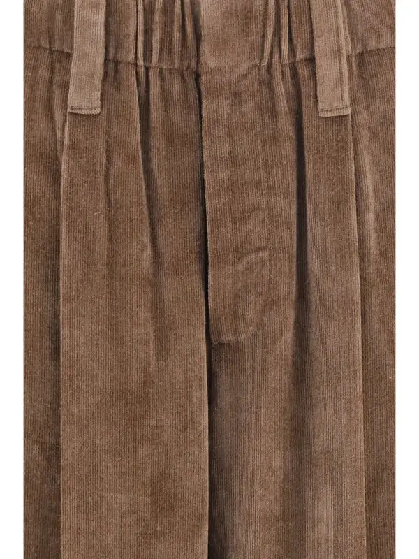 Brunello Cucinelli Elasticated Viscose And Cashmere Pants