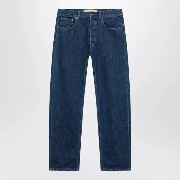 Valentino Garavani Jeans With Vlogo Detail - Blue