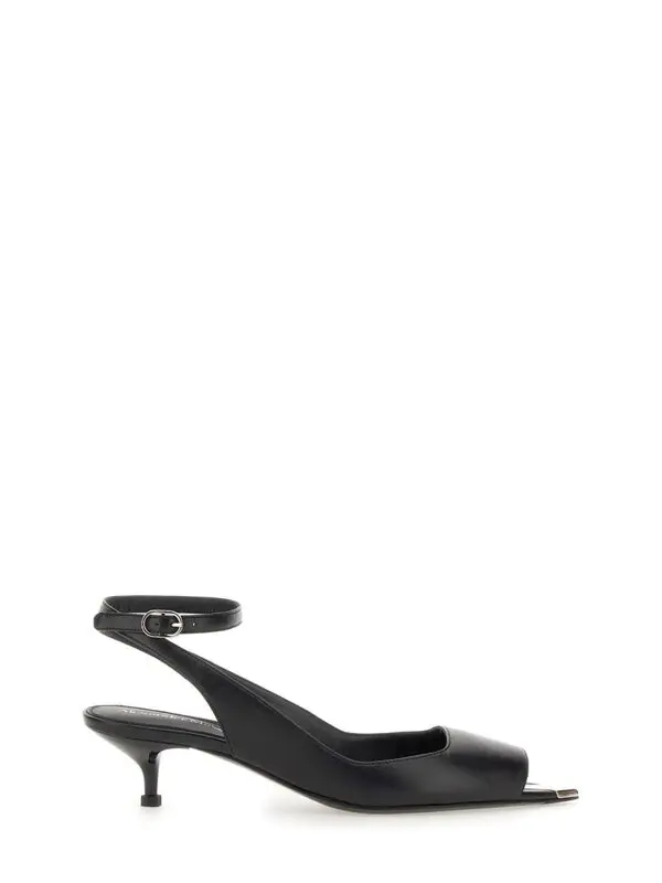Alexander McQueen Leather Punk Sandal