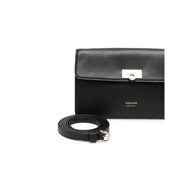 FERRAGAMO Gancini Flap Mini Bag