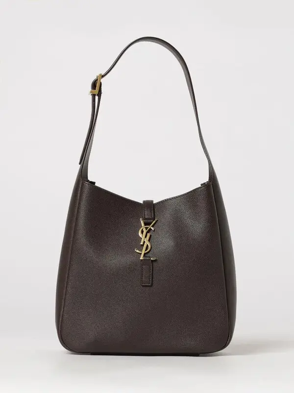 Saint Laurent Le 5 À 7 Leather Bag - Brown