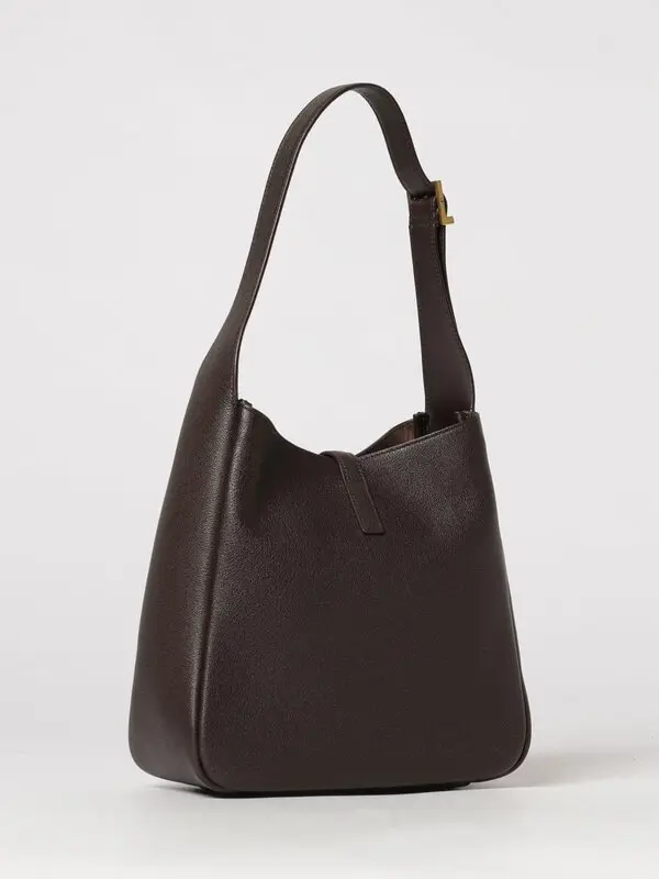 Saint Laurent Le 5 À 7 Leather Bag - Brown